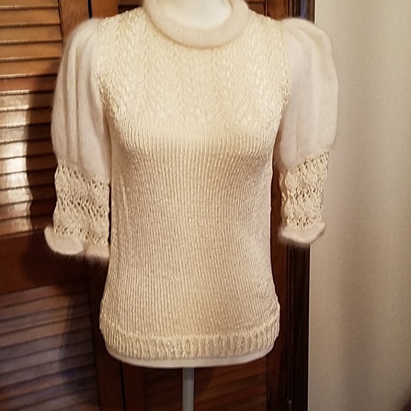 Sweaters | Stunningly Beautiful Ladies Cream Color Sweater | Poshmark